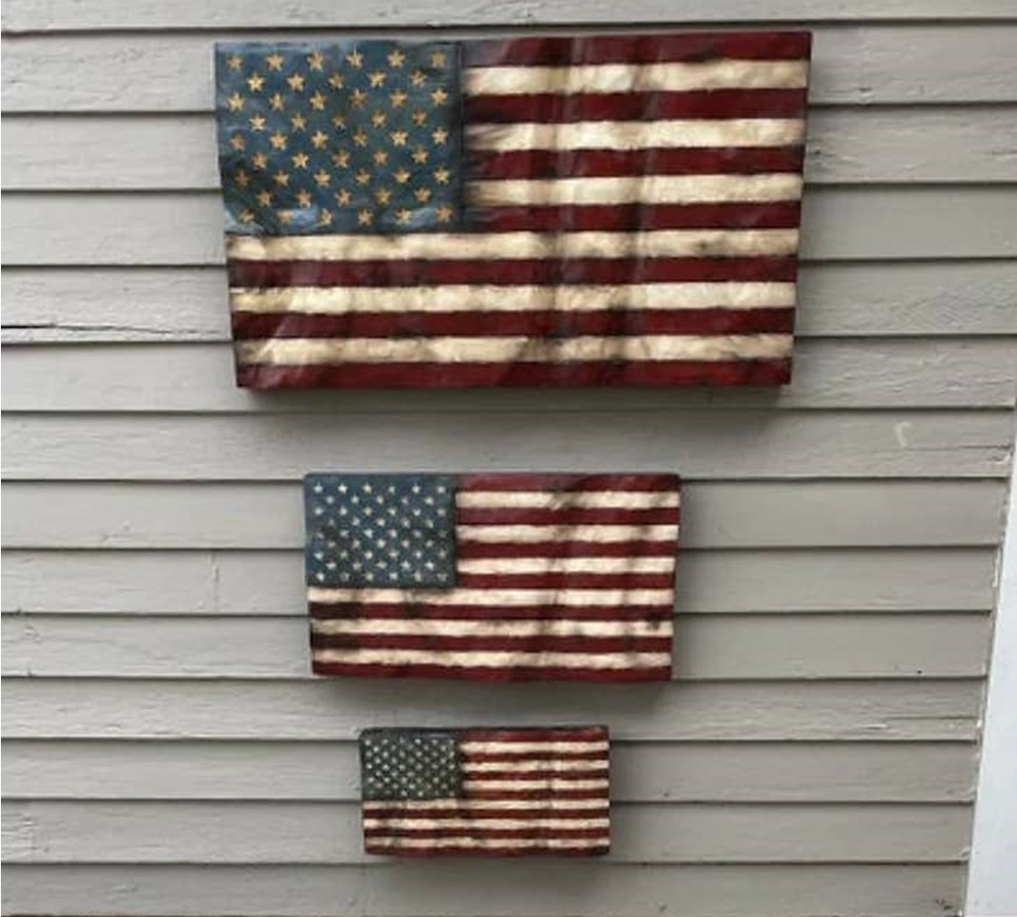 Wavy Flag | RH Woodworks, LLC